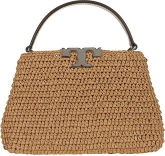 Tory Burch Femme, Sacs, Brun, Taille: ONE Size Eleanor Straw Mini Satchel