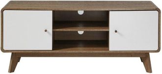 Calicosy Calicosy - Meuble tv 2 Portes et 2 Niches L129 cm - albura