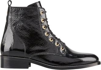 Cosmoparis Femme, Chaussures, Noir, Taille: 40 EU Fibi Flat Boot