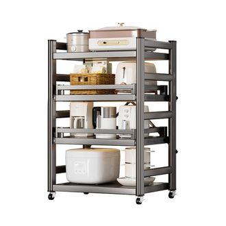 Generic Schmaler Aufbewahrungswagen, Badezimmer-Organizer-Wagen, L&uuml;cken-Aufbewahrungsregal Mit Universalr&auml;dern, Platzsparend, for Schmale Orte Im Badezimmer(2