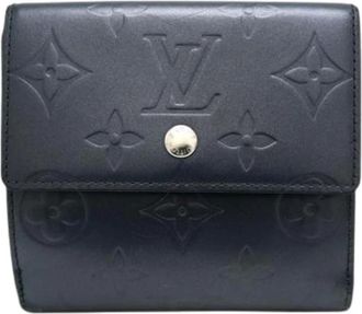 Louis Vuitton Portefeuille Bi-fold Pre-owned - Femme - Pre-owned - Bleu - Taille: ONE Size