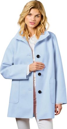 Junge Femme, Manteaux, Bleu, Taille: 46 FR Manteaux Crois&eacute;s