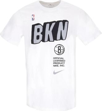 Nike Brooklyn Nets Block Tee Wei&szlig; - - Sport - Herren - Wei&szlig; - L