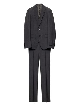 Prada Einreihiger Anzug - Grau