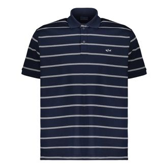 Paul & Shark Gestreiftes Polo mit Logo - - Tops - Herren - Blau - M