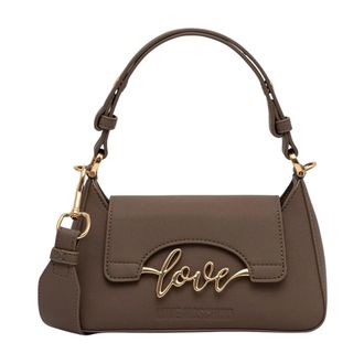 Love Moschino Sac bandouli&egrave;re avec rabat - Femme - Sacs - Brun - Taille: ONE Size