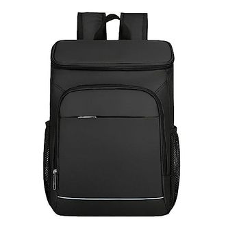 Generic Sac &agrave; dos tendance en cuir pour femme - Grand sac &agrave; dos de voyage pour femme - Sac &agrave; bandouli&egrave;re tendance pour ordinateur portable, Noir, taille uniqu