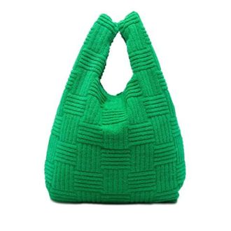 Bottega Veneta Pre-owned Cotton Tote Bag - - Pre-owned - Damen - Gr&uuml;n - ONE SIZE