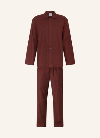 Calvin Klein Schlafanzug Aus Flanell rot