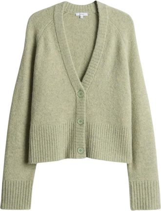 OPUS Delicate Knit Cardigan - - Knitwear - Damen - Gr&uuml;n - XL