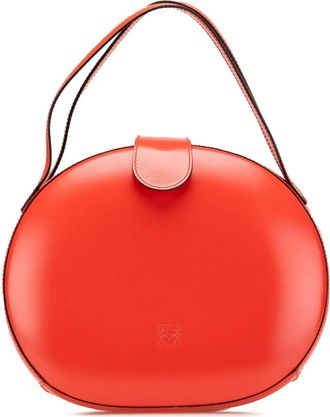 Loewe Crossbody Bags - Anagram Leather Round Handbag - Gr. unisize - in Rot - für Damen