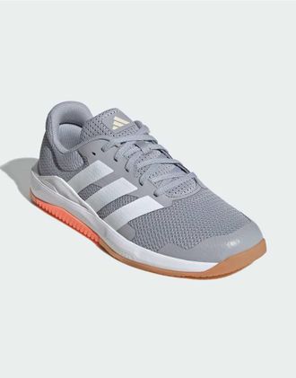 adidas adidas Performance - Dropset Base - Trainingsschuhe in Grau und Wei&szlig;-Silber
