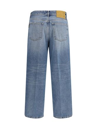 Haikure Womens Betty Boyfriend Jeans Nordic Blue Cotton