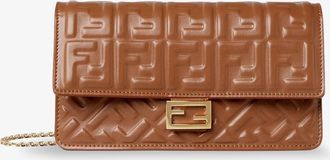 Fendi Leather Wallet on Chain Baguette - FENDI - gender_Woman
