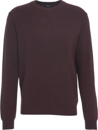 Dondup Homme, Pulls, Brun, Taille: L Pull en Tricot Rouge Aw25