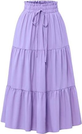 Generic Jupe Longue Femme Grande Taille Satin Verte Pantalon Maxi Violette Strass Sirene Roi Paysanne Sexy Jogging Superposés du Le Bandana Serrée Court Femme