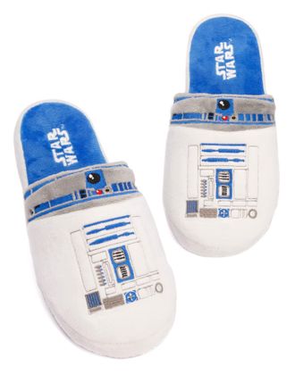 Star Wars Hausschuhe Mens Yoda Jedi oder R2D2 Slip auf Haus Schuhe M&uuml;&szlig;igg&auml;nger 45-46 EU