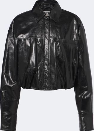 Sportmax Cropped-Jacke aus Leder