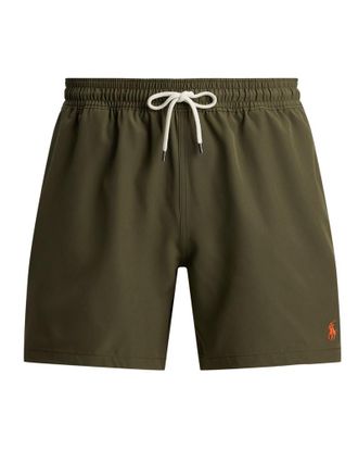 Ralph Lauren Glatte Badeshorts in Stretch-Qualit&auml;t mit kleiner Pony-Stickerei in