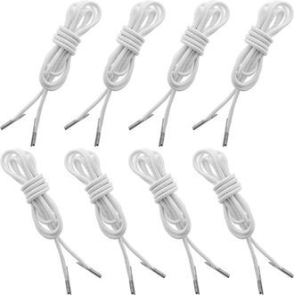 Valiclud SAFIGLE 8 St&uuml;ck Ersatzseile f&uuml;r Liegest&uuml;hle aus Elastischem Wei&szlig;em Gummiseil Ersatzkabel f&uuml;r Relaxsessel Terrassen und Campingst&uuml;hle Robustes Zubeh&ouml;r 