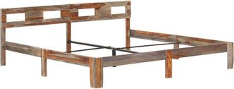 vidaXL Massivholzbett ohne Matratze 200x200 cm Vidaxl