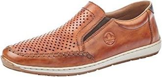 Rieker Homme Chaussons et Mocassins 08868, Monsieur Chaussures à Enfiler,Slip on,Demi-Soulier,Chaussure de Loisir,Peanut,41 EU / 7,5 UK