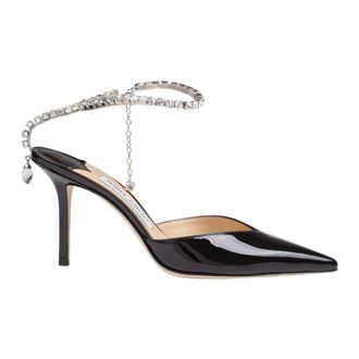 Jimmy Choo London Femme, Chaussures, Noir, Taille: 38 EU Saeda 85