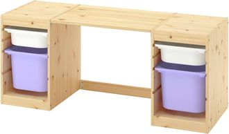 IKEA TROFAST Schreibtisch mit Boxen