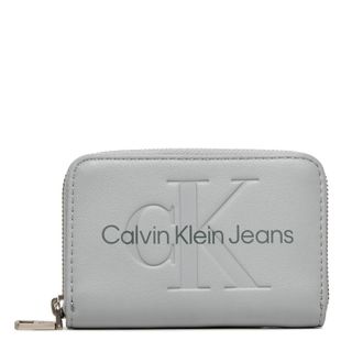 Calvin Klein Jeans Geldb&ouml;rse Calvin Klein Jeans Sculpted Med Zip Around Mono K60K612255 Grau