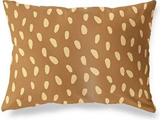 Bonamaison Le Jardin du Lin Kissenbezug Zierkissenbezug Brauntöne Kissenbezug, Für Bett, Auto, Sofa, Haus, Wohnzimmer, Schlafzimmer, Dekoration, 45x60 Cm - Entwo