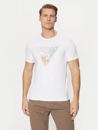 Guess T-Shirt M5RI14 J1314 Wei&szlig; Slim Fit