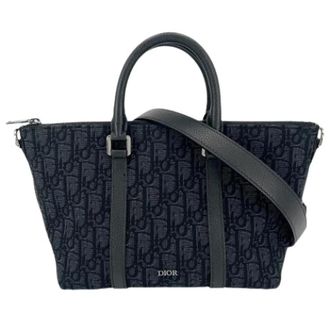 Dior Pre-owned Vintage Tote Bag - Femme - Pre-owned - Bleu - Taille: ONE Size