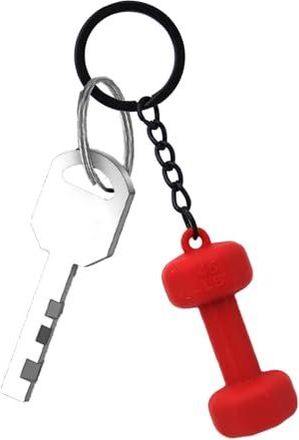 Generic Porte-cl&eacute;s Dhalt&egrave;res, Dhalt&egrave;res,Ornements De Sac Dos Barbell Fantaisie Pour Femmes, Pendentif Dexercice Gymnastique, Magnifique Et Les Cl&eacute;s, Sacs, Red