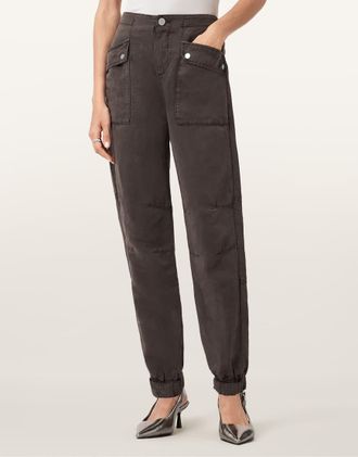 AllSaints Val - Pantalon - Marron fonc&eacute;-Brown