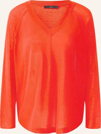 Oui Pullover rot