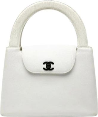 Chanel Sac &agrave; main Vintage Pre-owned - Femme - Pre-owned - Blanc - Taille: ONE Size