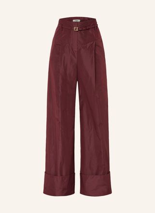 Fendi Merlenehose Aus Seide lila