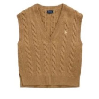 Polo Ralph Lauren V-Ausschnitt Strick - - Knitwear - Damen - Beige - S