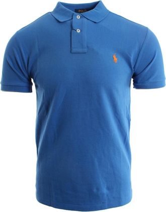 Ralph Lauren Homme, Tops, Bleu, Taille: M Polo Coupe Slim