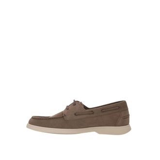 HUGO BOSS Homme, Chaussures, Beige, Taille: 45 EU Sienne-Boat Chaussures bateau lac&eacute;es