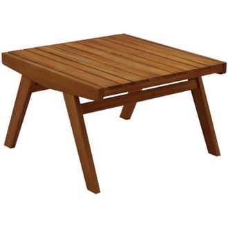Miliboo Miliboo - Table basse de jardin en bois massif L65 cm tidak