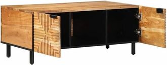 vidaXL Table basse Marron 100 x 54 x 40 cm Bois dacacia massif Vidaxl