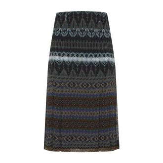Dries Van Noten Sianora Midi Skirt - Femme - Jupes - Multicolore - Taille: 36 FR