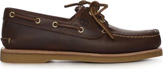 Timberland Homme, Chaussures, Brun, Taille: 44 EU Mocassins &agrave; Lacets en Cuir Pleine Fleur