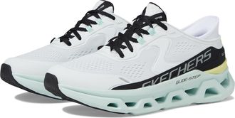 Skechers Glide-Step Atlus Damen-Sneaker zum Reinschl&uuml;pfen, Wmlt=Wei&szlig;/Mehrfarbig, 39 EU Weit