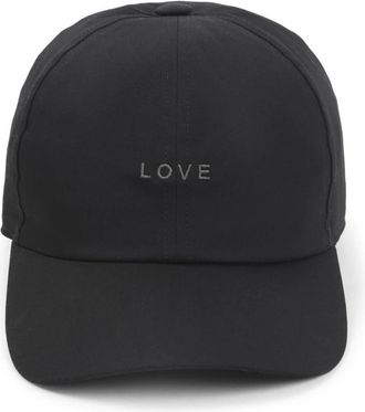 Rick Owens Homme, Accessoires, Noir, Taille: L Love Baseball Cap