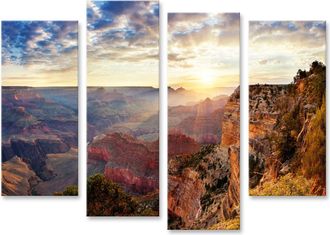 Islandburner Bild auf Leinwand Grand Canyon Sonnenaufgang Arizona Usa Bilder Wandbilder Poster