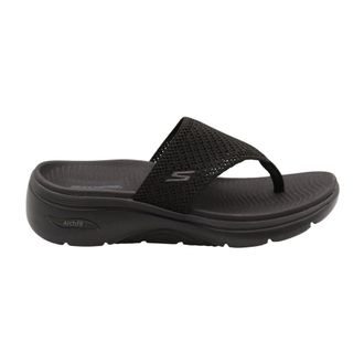 Skechers Femme, Sport, Noir, Taille: 37 EU Valkuil Teenslipper