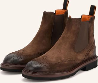 Santoni Chelsea-Boots Kalamaboot braun