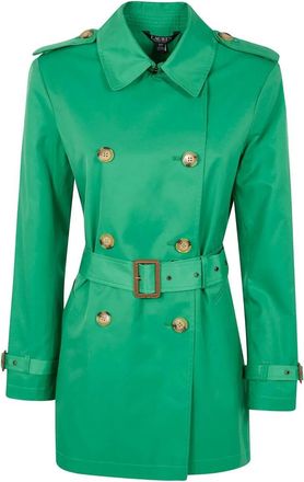 Ralph Lauren Double Breasted Belted Trench 30 Lined Coat